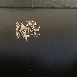 After Five | Bags | Vintage After Five Small Black Evening Fabric Bag ...